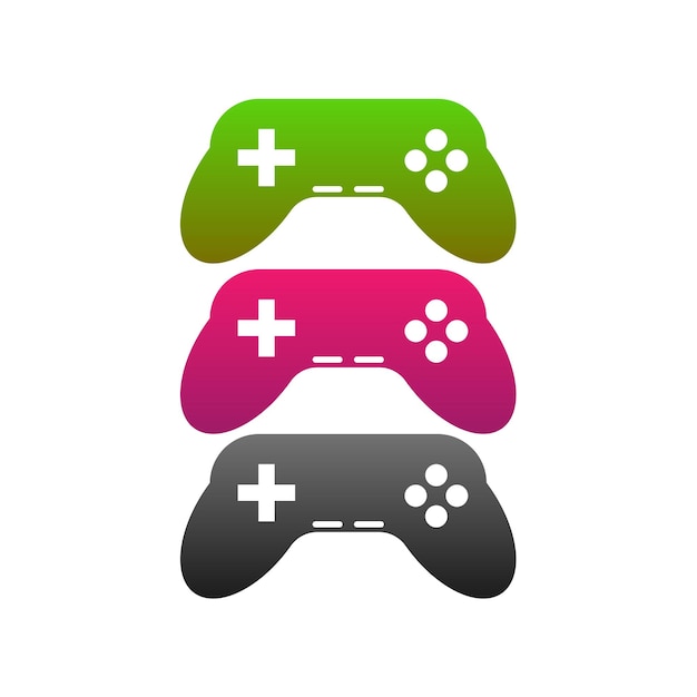 Vibrant Gaming Controllers in Gradient Colors | Jiffy Designs