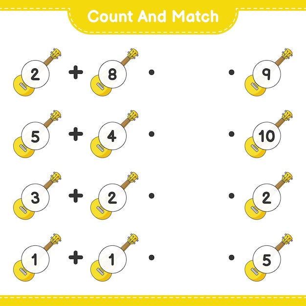 Counting and Matching Bananas in a Fun Educational Game | Jiffy Designs