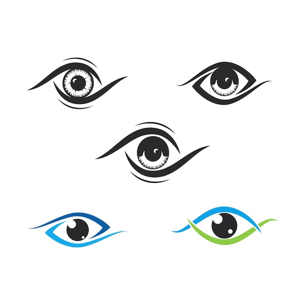 Diverse Eye Symbols: Versatile Visual Elements for Branding and Design ...