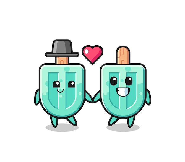 Adorable Popsicle Pair in Love Sharing Heartfelt Moment | Jiffy Designs