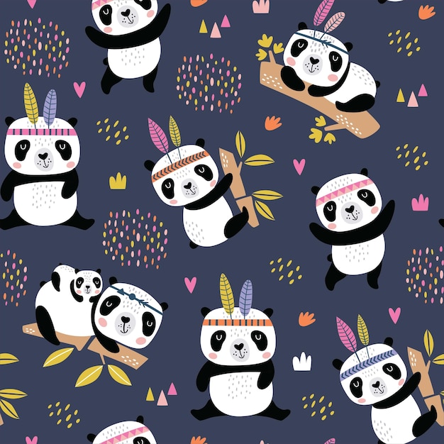 Adorable Panda Parade: A Whimsical Celebration of Playful Pandas ...
