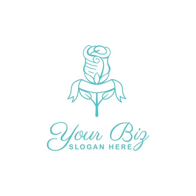 Elegant Floral Emblem with Inspiring Slogan Tagline | Jiffy Designs