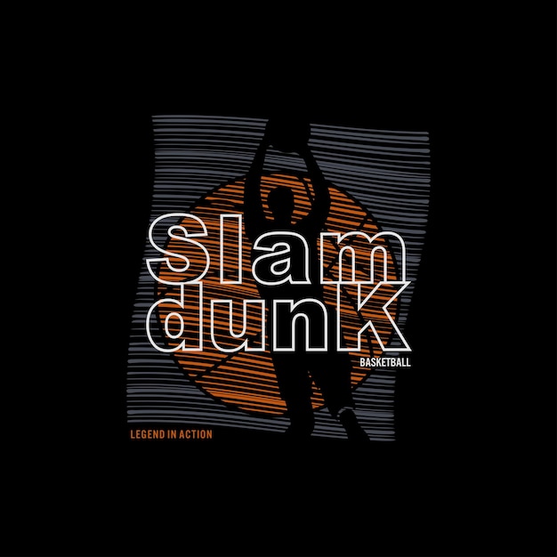 Vibrant Slam Dunk Silhouette Against Dynamic Backdrop | Jiffy Designs