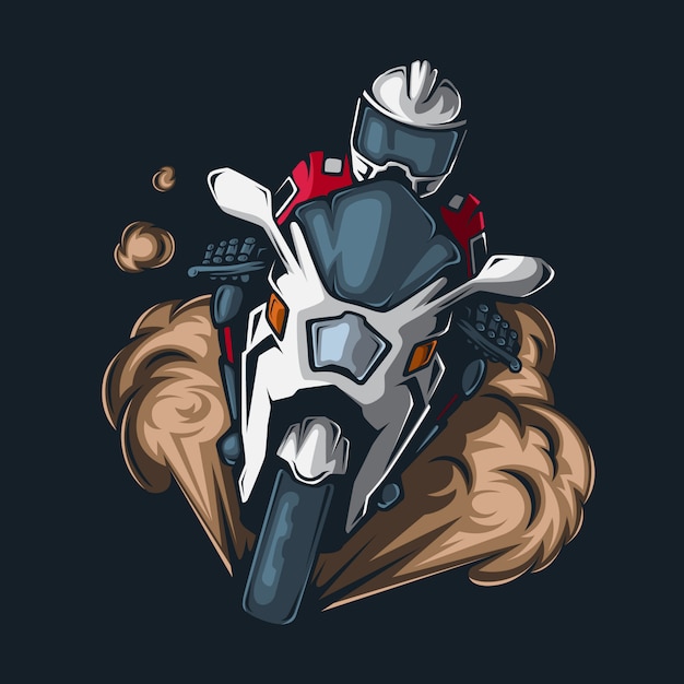 Powerful Motorcycle Soaring Through Fiery Clouds of Smoke | Jiffy Designs