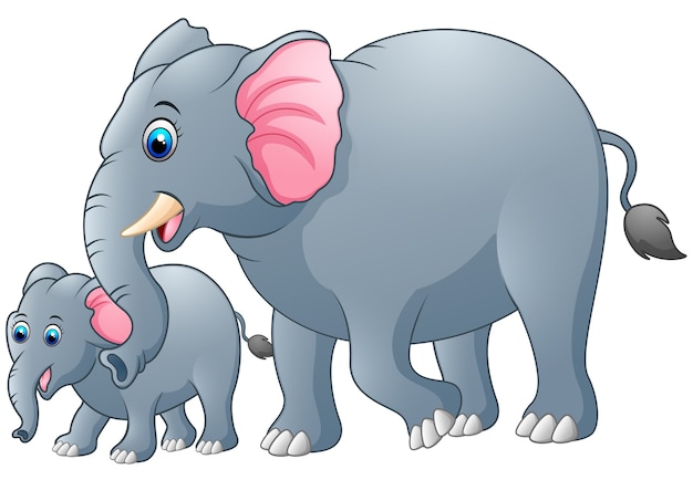 Playful Pachyderms: A Delightful Elephant Family Portrait | Jiffy Designs