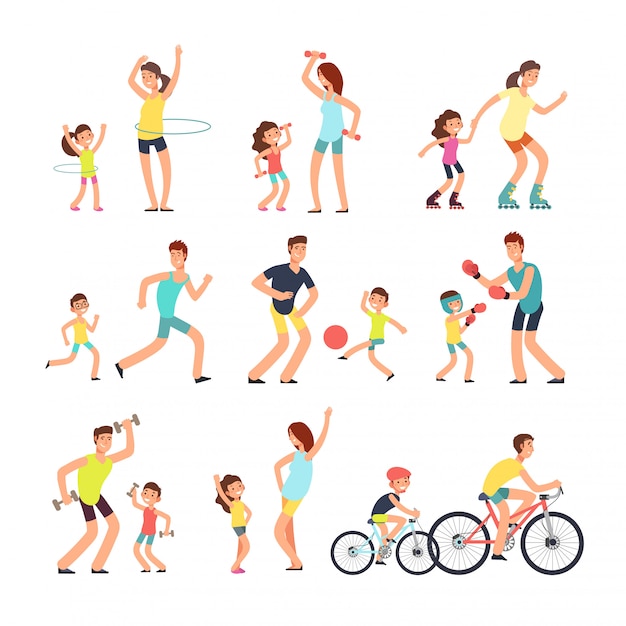 Diverse Collection of Active Lifestyle Illustrations | Jiffy Designs