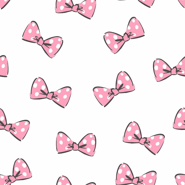 Charming Polka Dot Bow Tie Pattern | Jiffy Designs