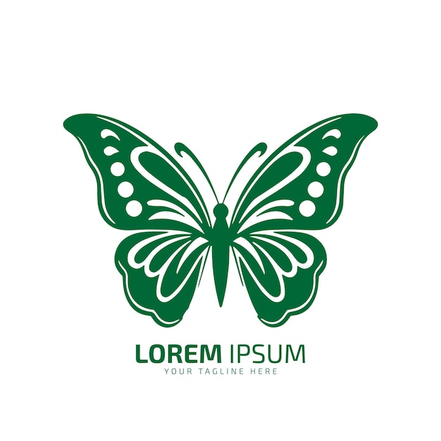 Vibrant Green Butterfly with Intricate Wing Patterns | Jiffy Designs