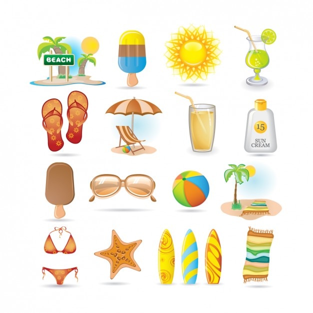 Vibrant Summer Collection: Beach, Sun, and Tropical Delights | Jiffy ...