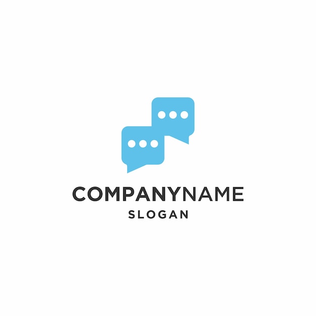 Engaging Conversation: A Modern Chat Icon Logo | Jiffy Designs