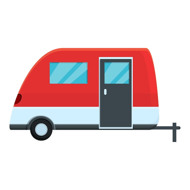 Vibrant Red Retro Camper Van with Sleek Design | Jiffy Designs