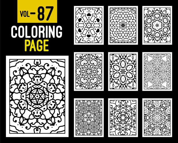 Intricate Geometric Patterns for Relaxing Coloring Experience | Jiffy ...