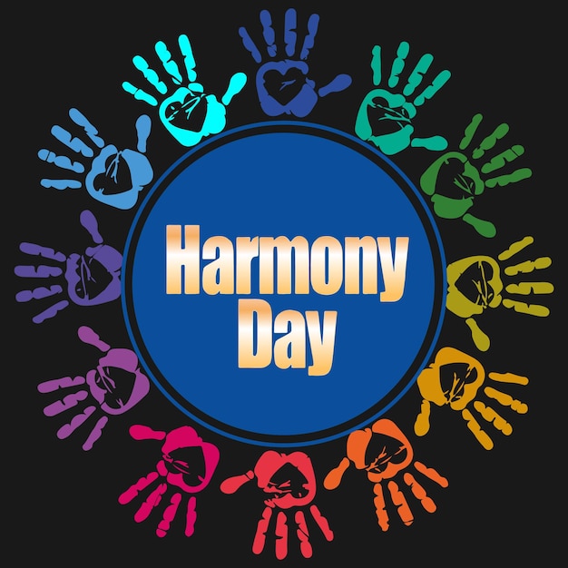 Vibrant Handprints Celebrating Diversity and Unity on Harmony Day ...