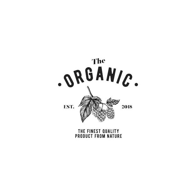 The Finest Organic Hops Logo: A Timeless Symbol of Quality | Jiffy Designs