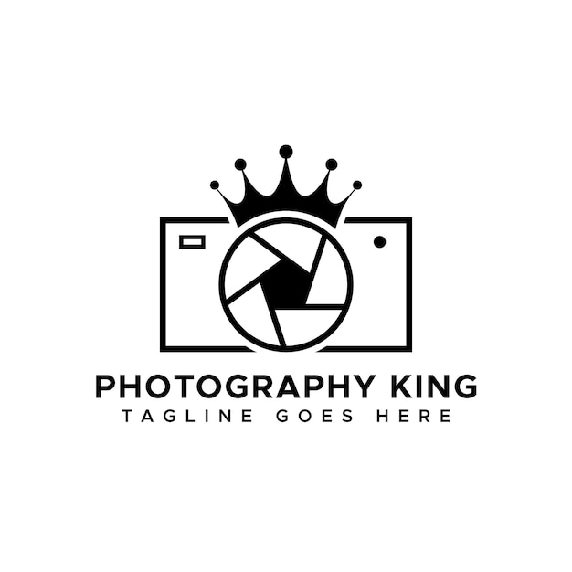 Regal Camera Emblem with Crown Symbolizing Photography Mastery | Jiffy ...