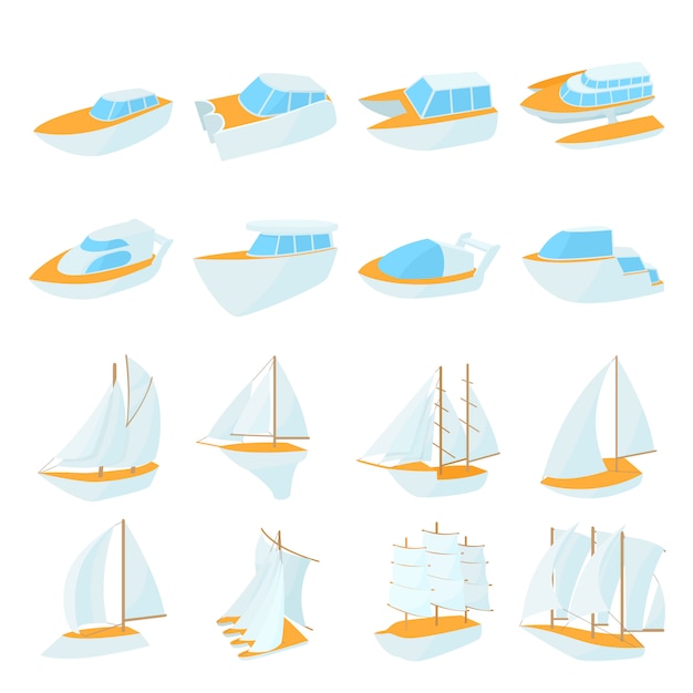 Vibrant Collection of Diverse Sailing Vessels and Boats | Jiffy Designs