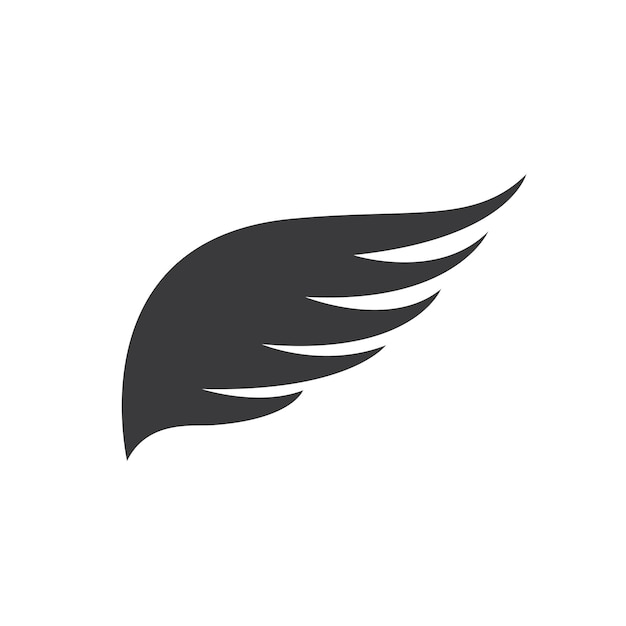Striking Monochrome Wing Emblem Design | Jiffy Designs