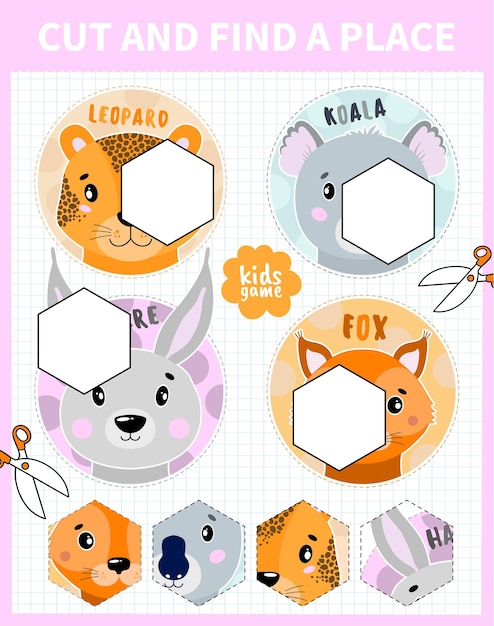 Adorable Animal-Themed Cut-Out Shapes for Kids' Crafts | Jiffy Designs