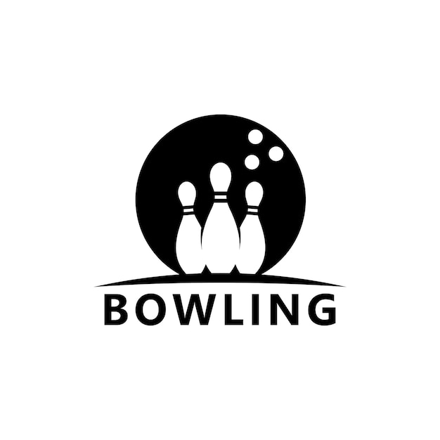 Iconic Bowling Pins Silhouette Against Moonlit Sky | Jiffy Designs