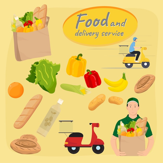 Vibrant Grocery Delivery: Fresh Produce and Speedy Service | Jiffy Designs
