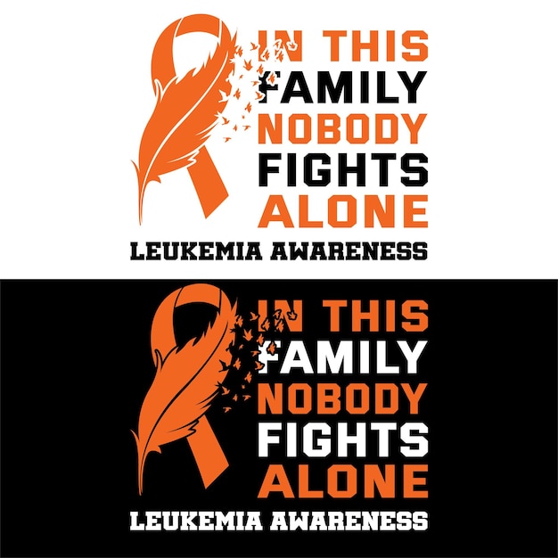 Powerful Leukemia Awareness Ribbon with Inspirational Message | Jiffy ...
