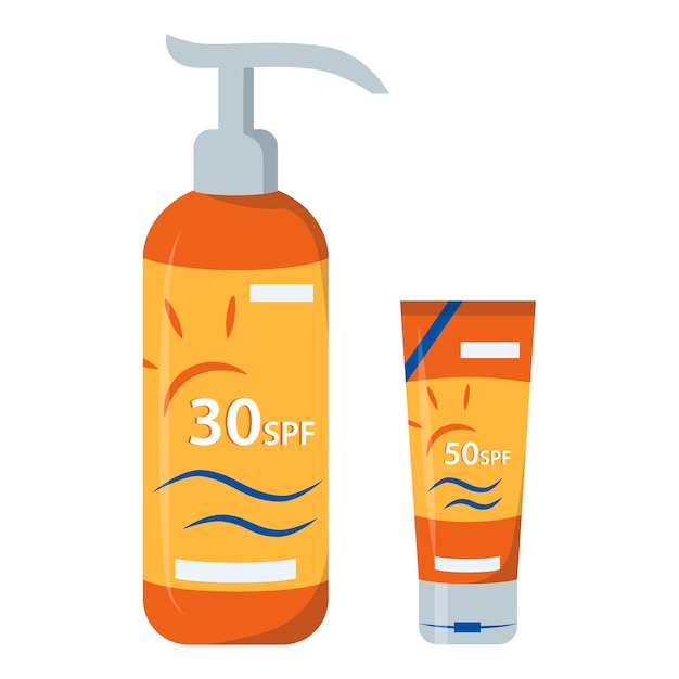 Vibrant Sunscreen Bottles with SPF Protection | Jiffy Designs