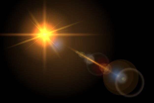 Radiant Solar Burst with Dazzling Lens Flare Effect | Jiffy Designs