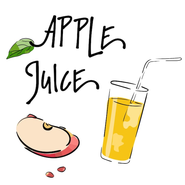 Refreshing Apple Juice with Vibrant Imagery | Jiffy Designs