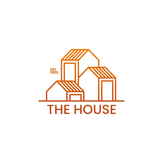 Minimalist Geometric House Icon with Textual Branding | Jiffy Designs