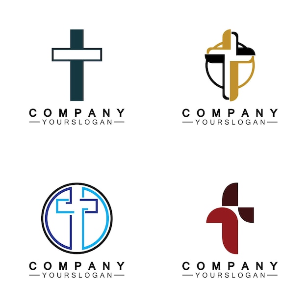 Striking Christian Cross Logos with Minimalist Designs | Jiffy Designs