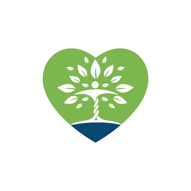 Vibrant Heart-Shaped Tree of Life Symbol | Jiffy Designs