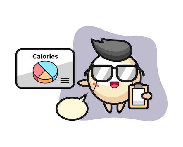 Adorable Cartoon Potato Tracking Calorie Intake on Smartphone | Jiffy ...