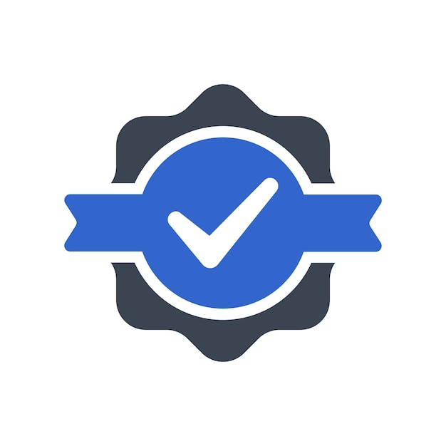 Verified Badge with Checkmark and Elegant Flourish | Jiffy Designs