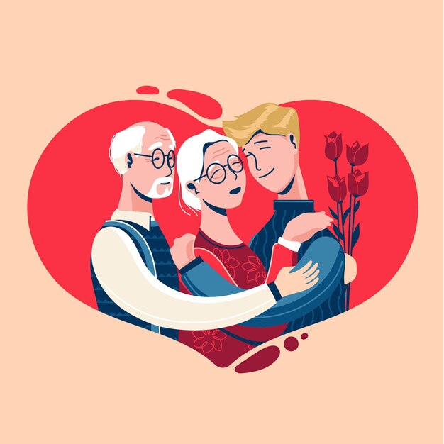 Heartwarming Embrace: A Joyful Family Portrait | Jiffy Designs