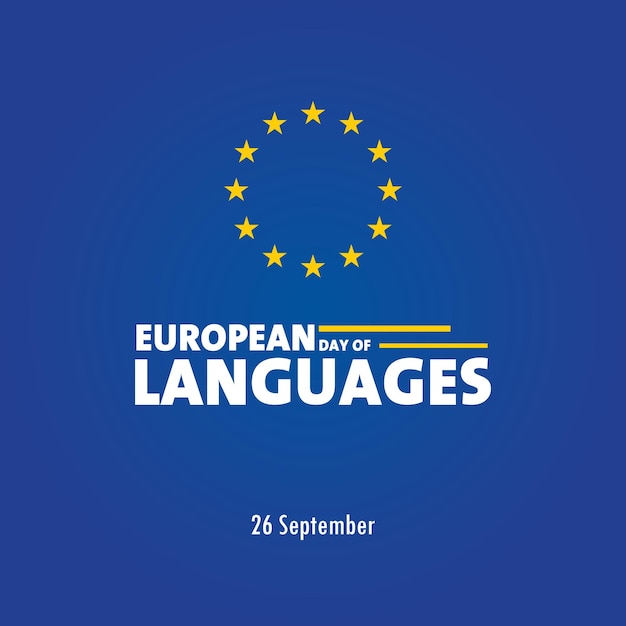 Vibrant European Union Flag Celebrating Languages Festival | Jiffy Designs