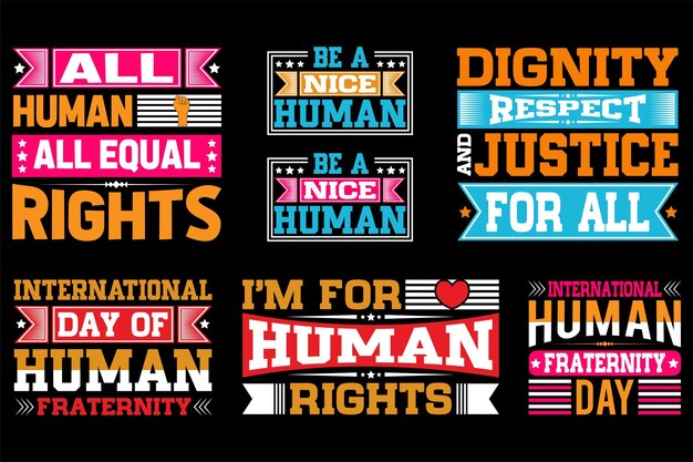 Vibrant Slogans Celebrating Human Rights and Equality | Jiffy Designs