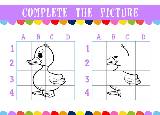 Adorable Duckling Drawing Activity for Kids | Jiffy Designs