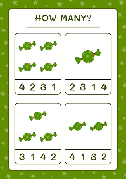 Counting Candies: A Delightful Collection of Vibrant Sweets | Jiffy Designs