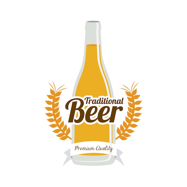 Iconic Bottle of Premium Traditional Beer | Jiffy Designs