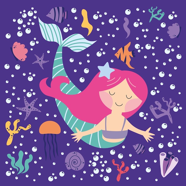 Enchanting Mermaid's Underwater Wonderland | Jiffy Designs