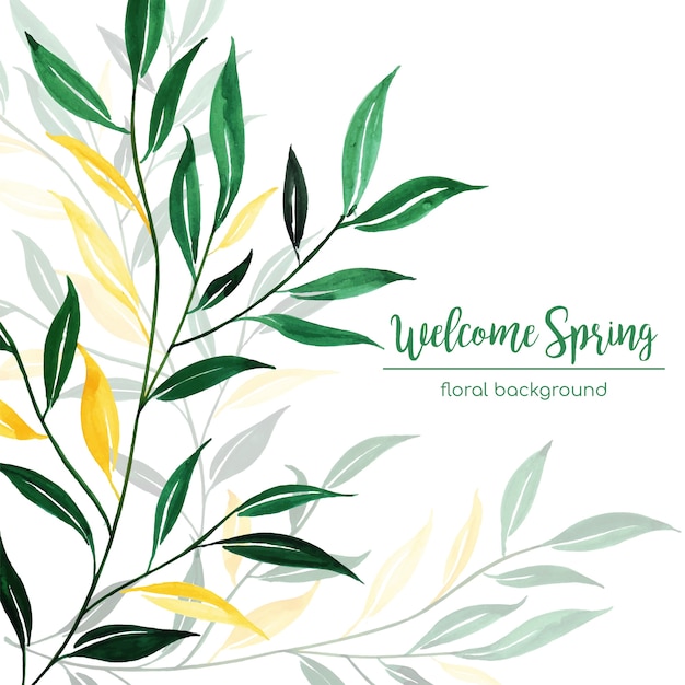 Elegant Floral Spring Illustration with Cursive Text Overlay | Jiffy ...