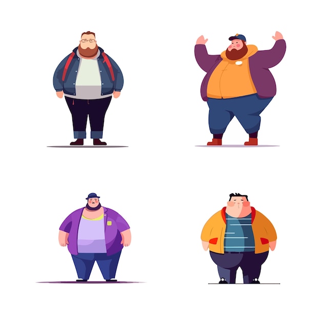 Diverse Collection of Vibrant Illustrated Character Designs | Jiffy Designs