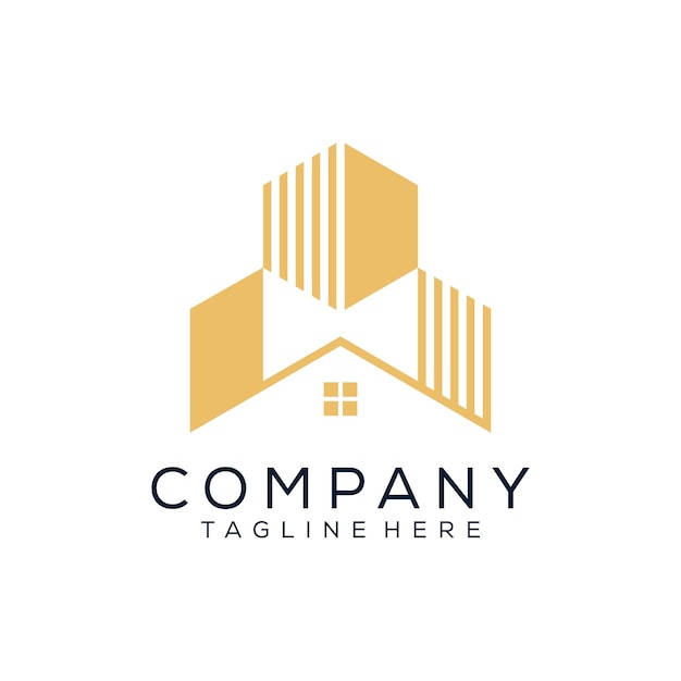 Geometric Building Blocks in Warm Tones Logo Design | Jiffy Designs