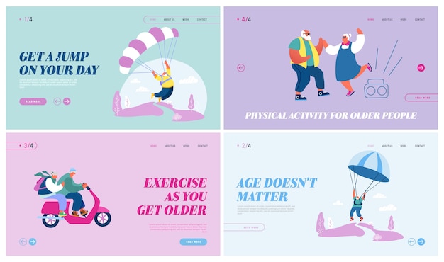 Vibrant Illustrations Celebrating Active Lifestyles for All Ages ...