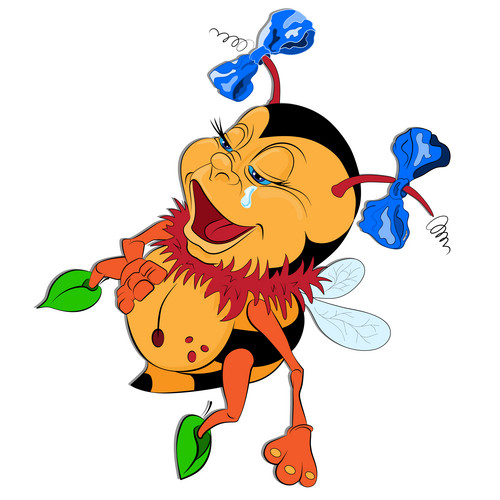 Funny Little Bumble Bee Eps 10 | Jiffy Designs
