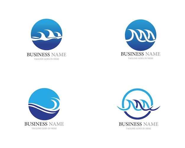 Elegant Wave Designs for Versatile Business Branding | Jiffy Designs