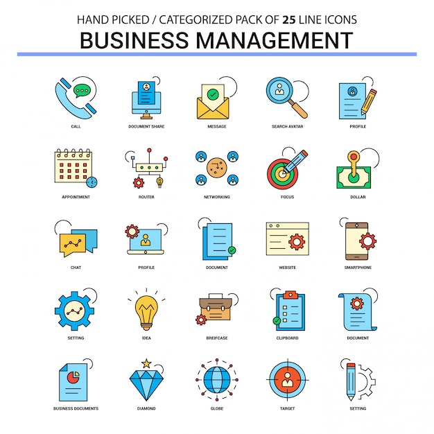 Comprehensive Collection of Diverse Business Management Icons | Jiffy ...