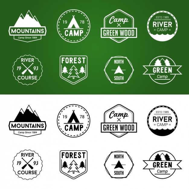 Collection of Outdoor Adventure Logos and Camping Emblems | Jiffy Designs
