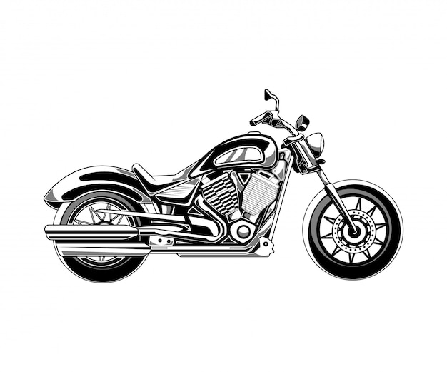 Sleek and Powerful Cruiser Motorcycle with Striking Design | Jiffy Designs