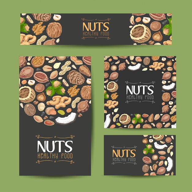 Vibrant Nuts Illustrations: A Diverse Collection of Nutty Designs ...